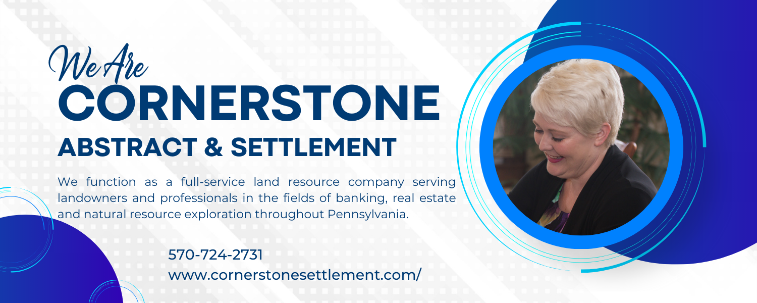 Cornerstone Abstract and Settlement